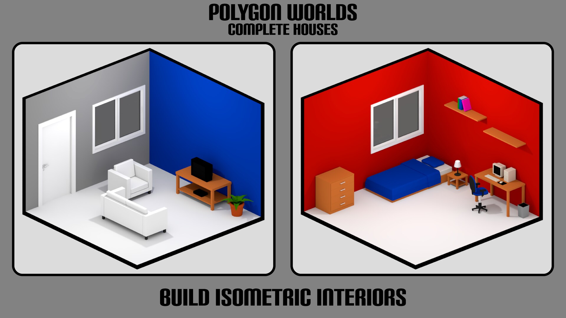 Polygon Worlds - Complete Houses in Props - UE Marketplace