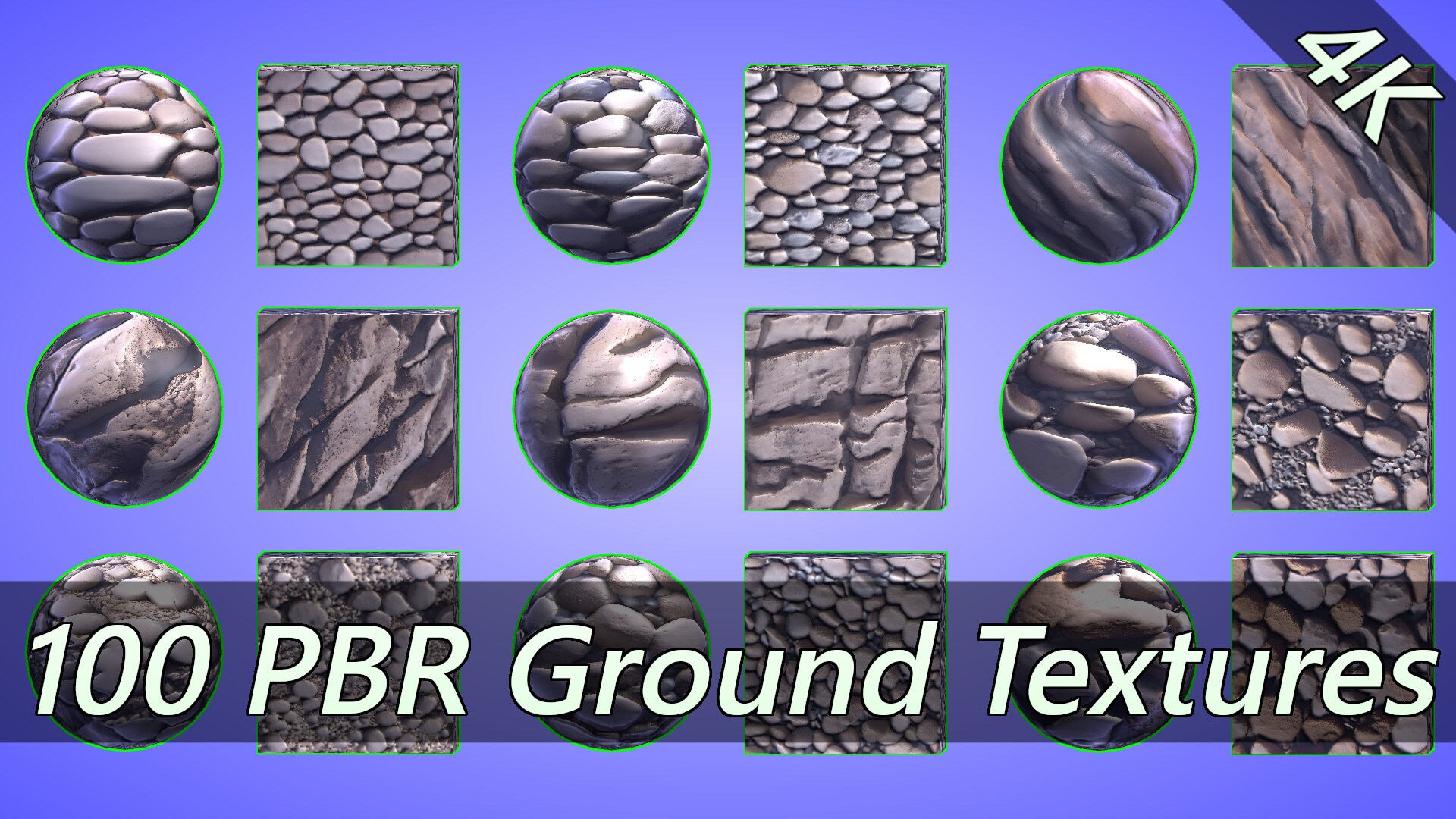 4K PBR Materials: 100 ground materials in Textures - UE Marketplace