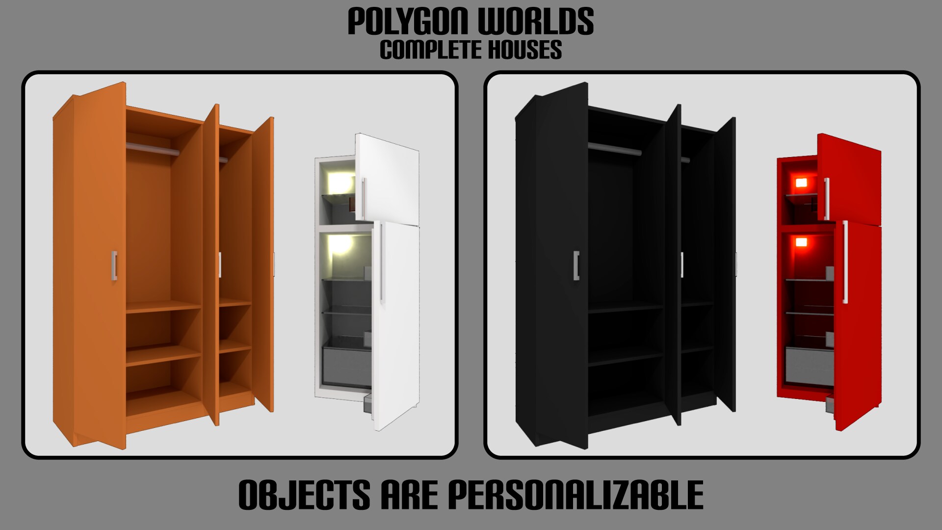 Polygon Worlds - Complete Houses in Props - UE Marketplace