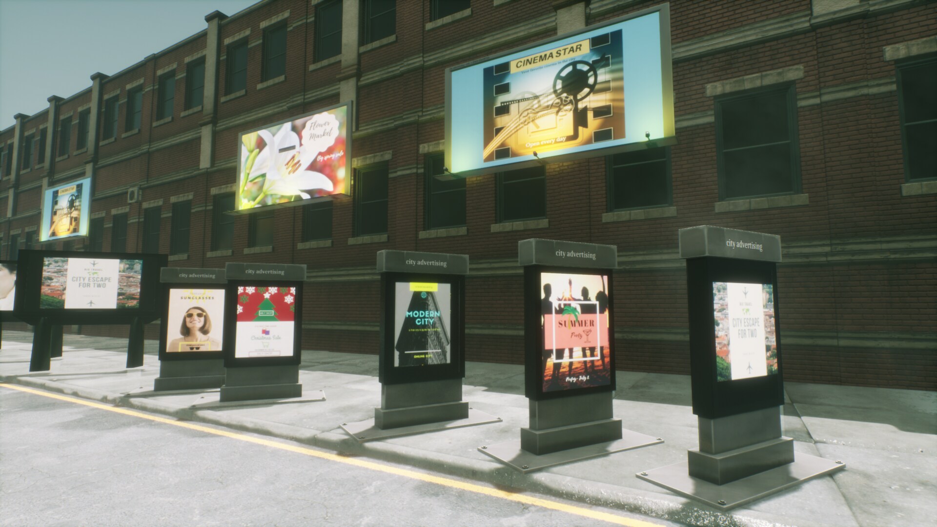 Advertising Panels 3 in Props - UE Marketplace