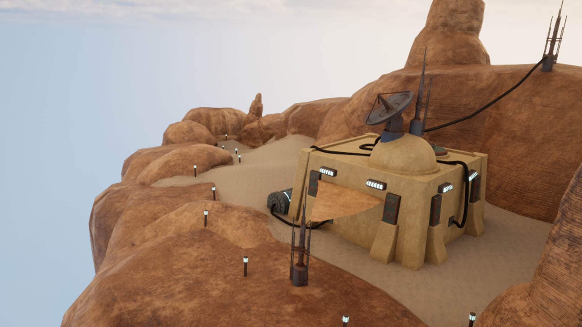 Modular Sci Fi Desert Outpost, 카테고리 배경 - UE 마켓플레이스