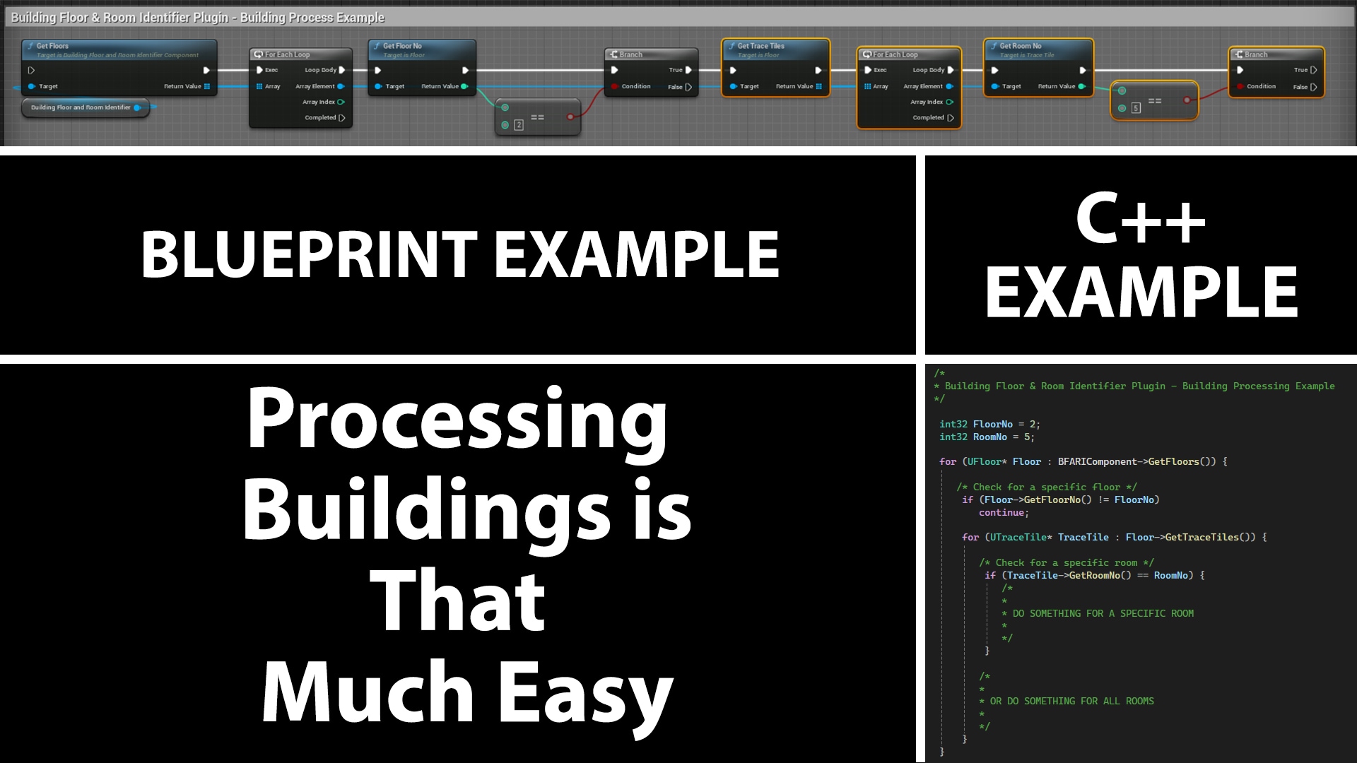 Building Floor & Room Identifier Plugin in Code Plugins - UE Marketplace