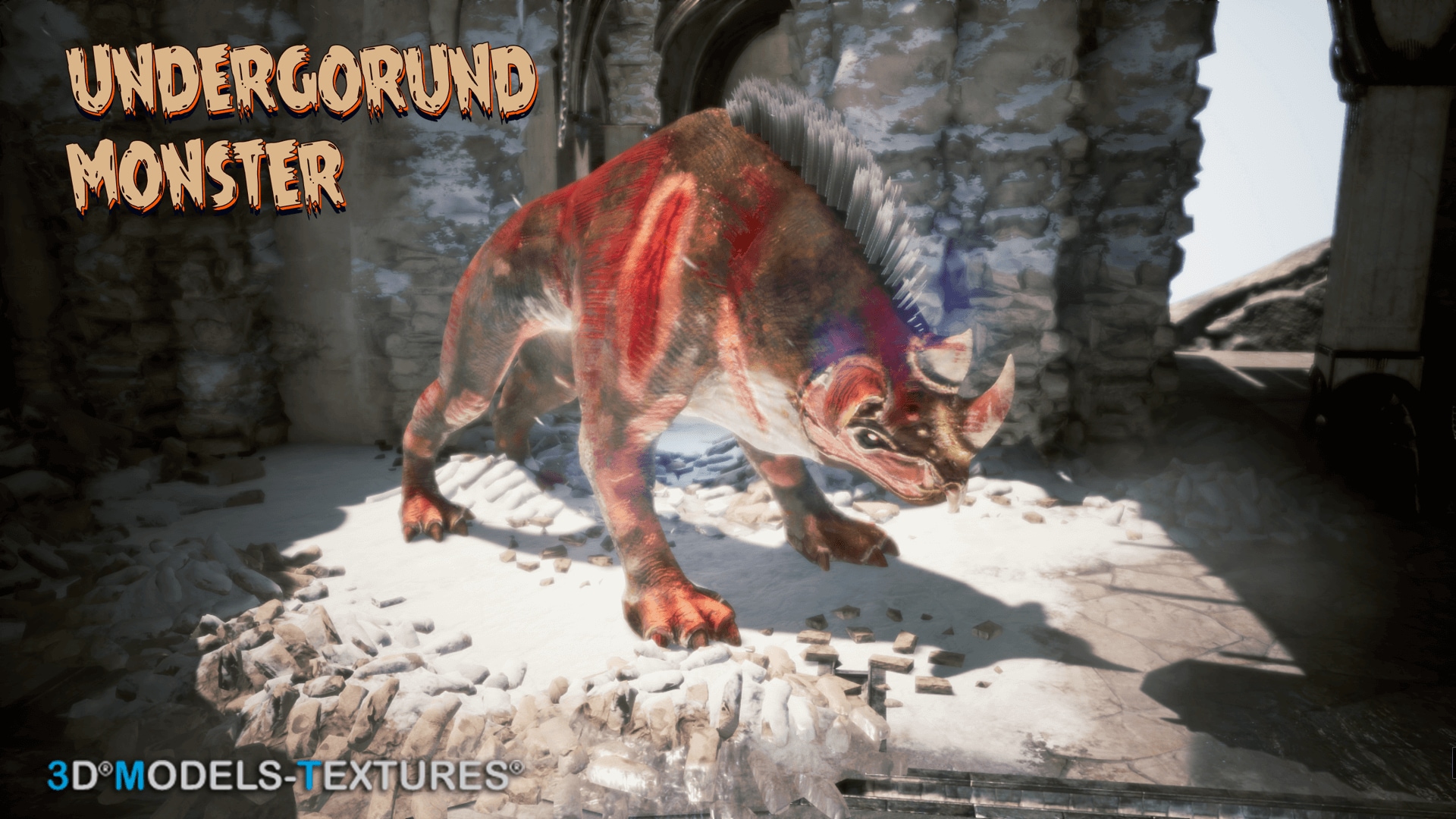 Underground Monster Asset Cloud