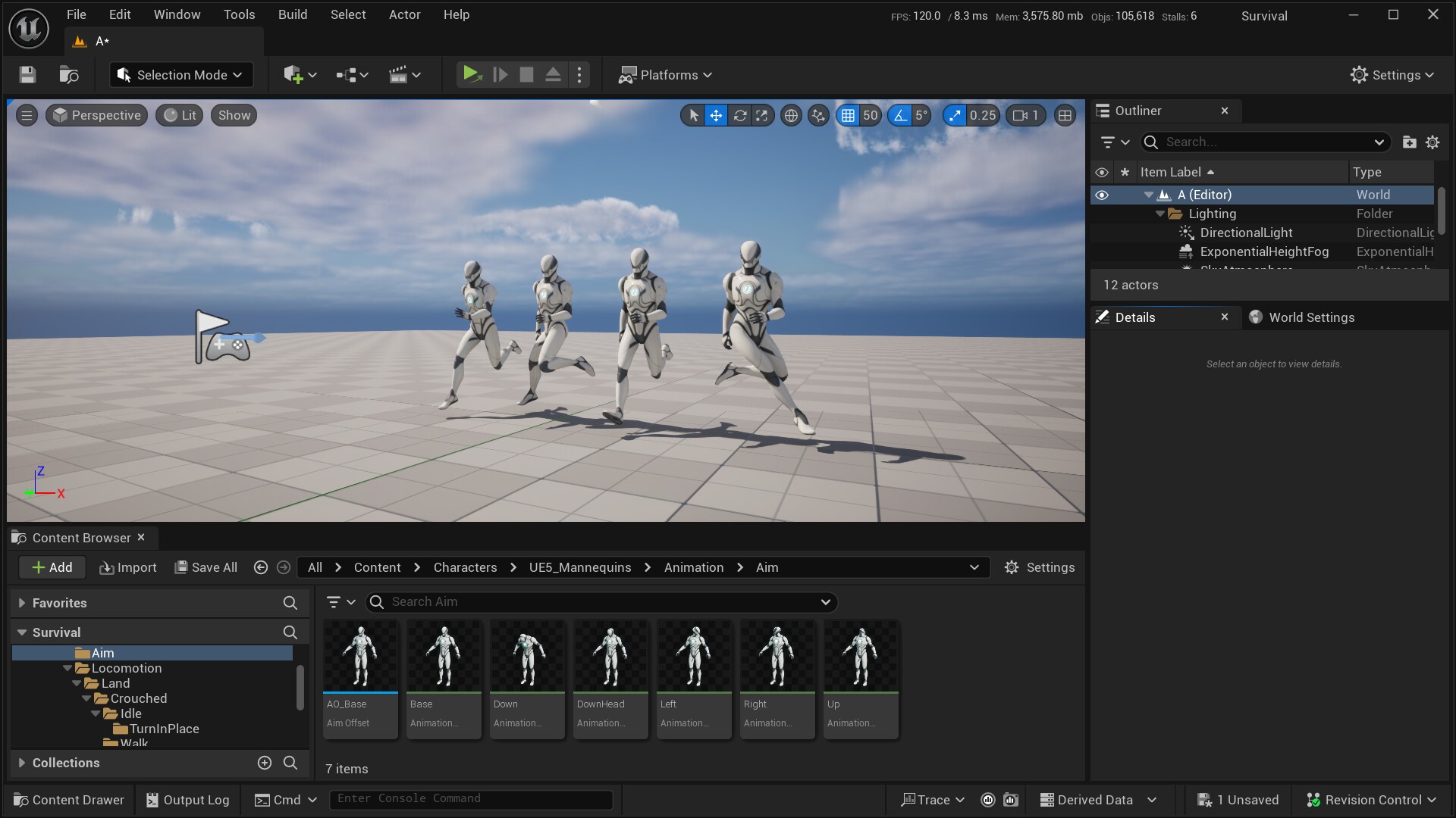 CJ's Handmade Animation Pack：アニメーション - UE マーケットプレイス