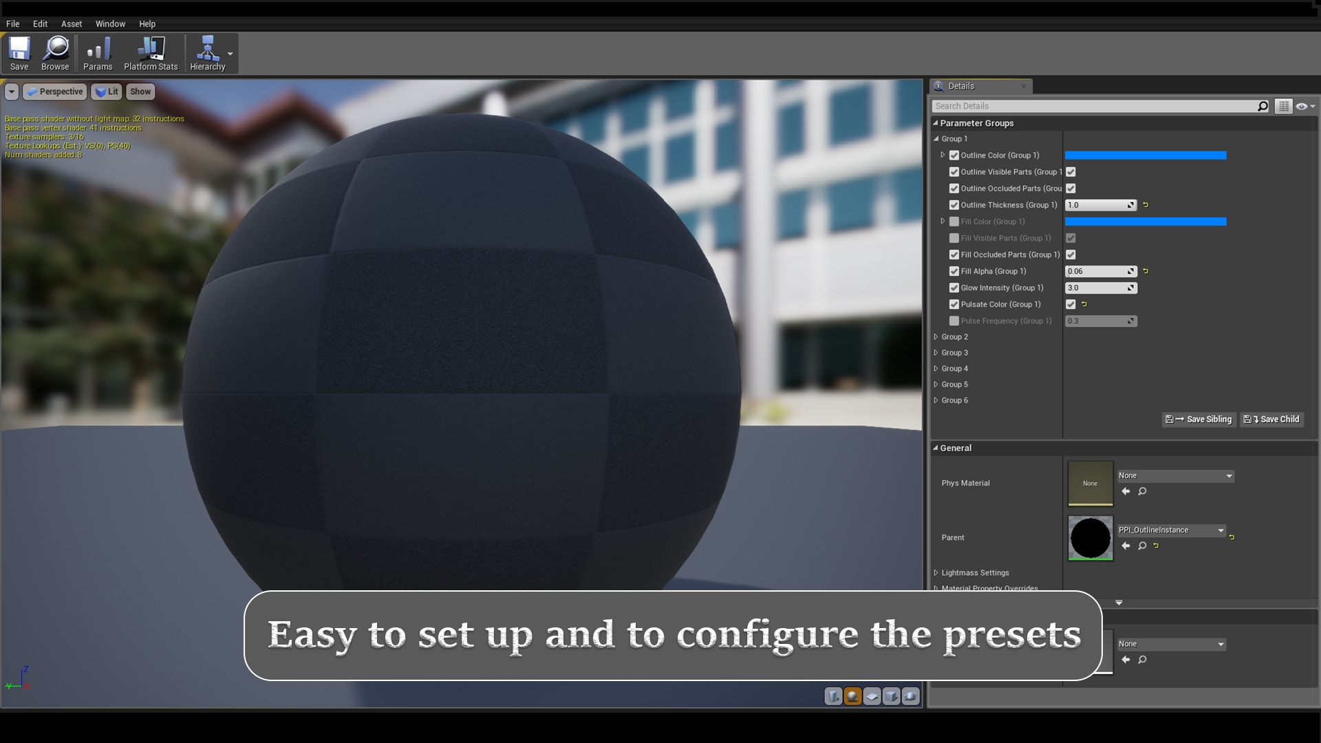 OutlineMaker in Materials - UE Marketplace