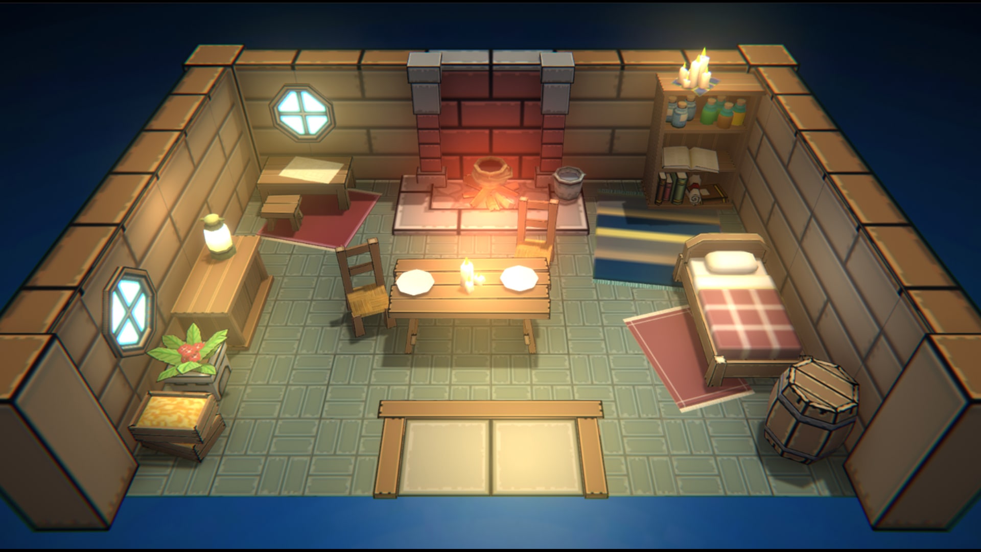 Retro Dungeons Modular Interiors In Environments Ue Marketplace