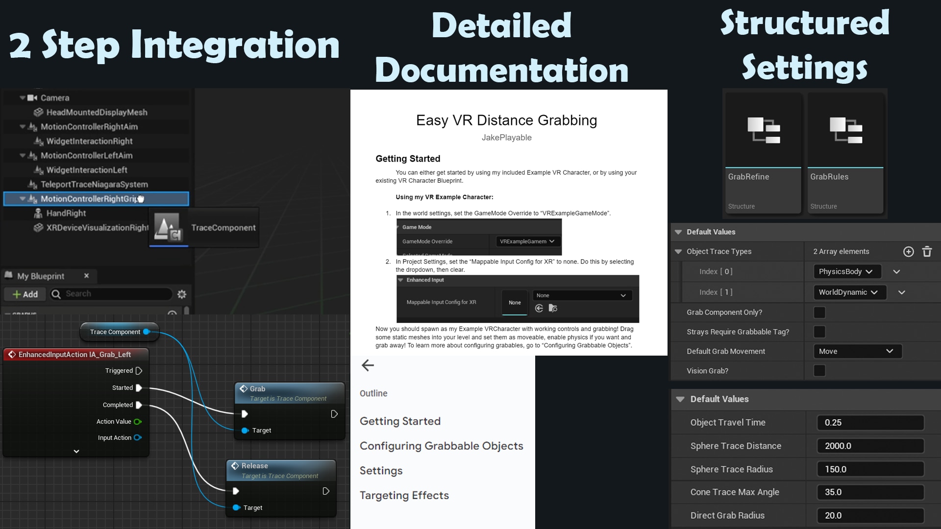 VR Distance Grabbing in Blueprints - UE Marketplace