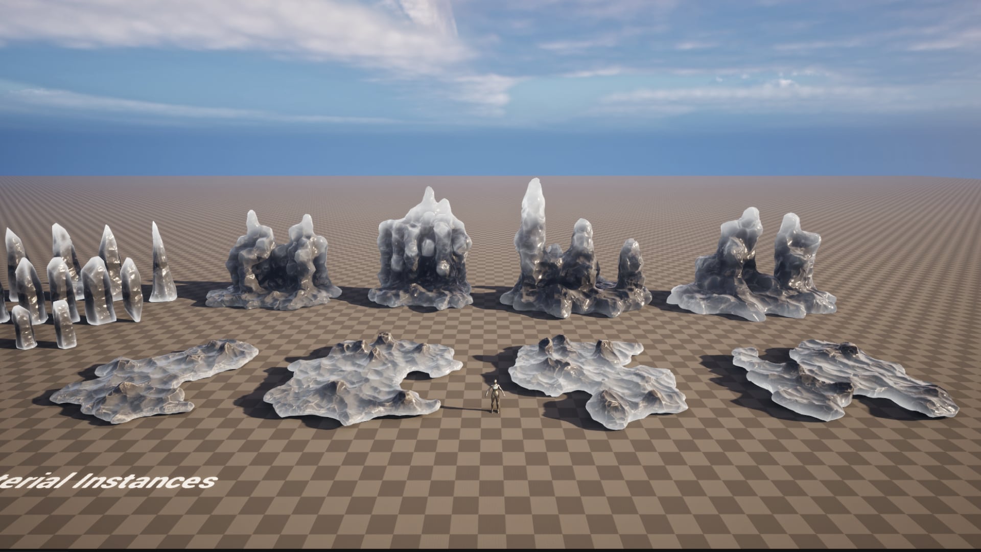Stylized Emissive Crystal Rock Pack Vol:1 in Props - UE Marketplace