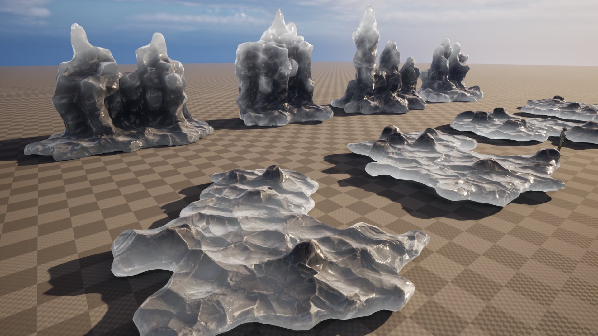 Stylized Emissive Crystal Rock Pack Vol:1 in Props - UE Marketplace