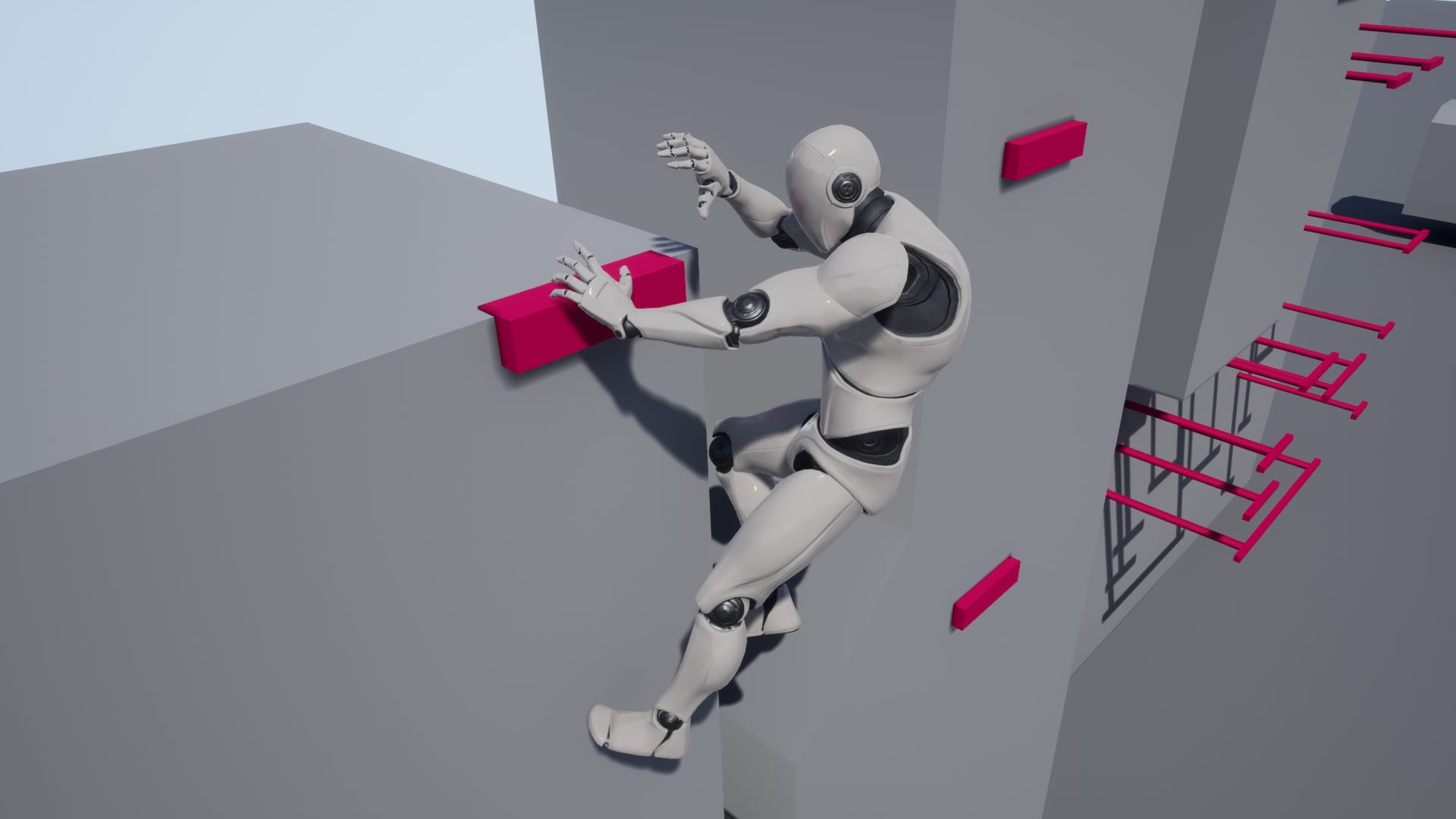 Action Adventure Ledge Climbing Animation Pack in Animations - UE ...