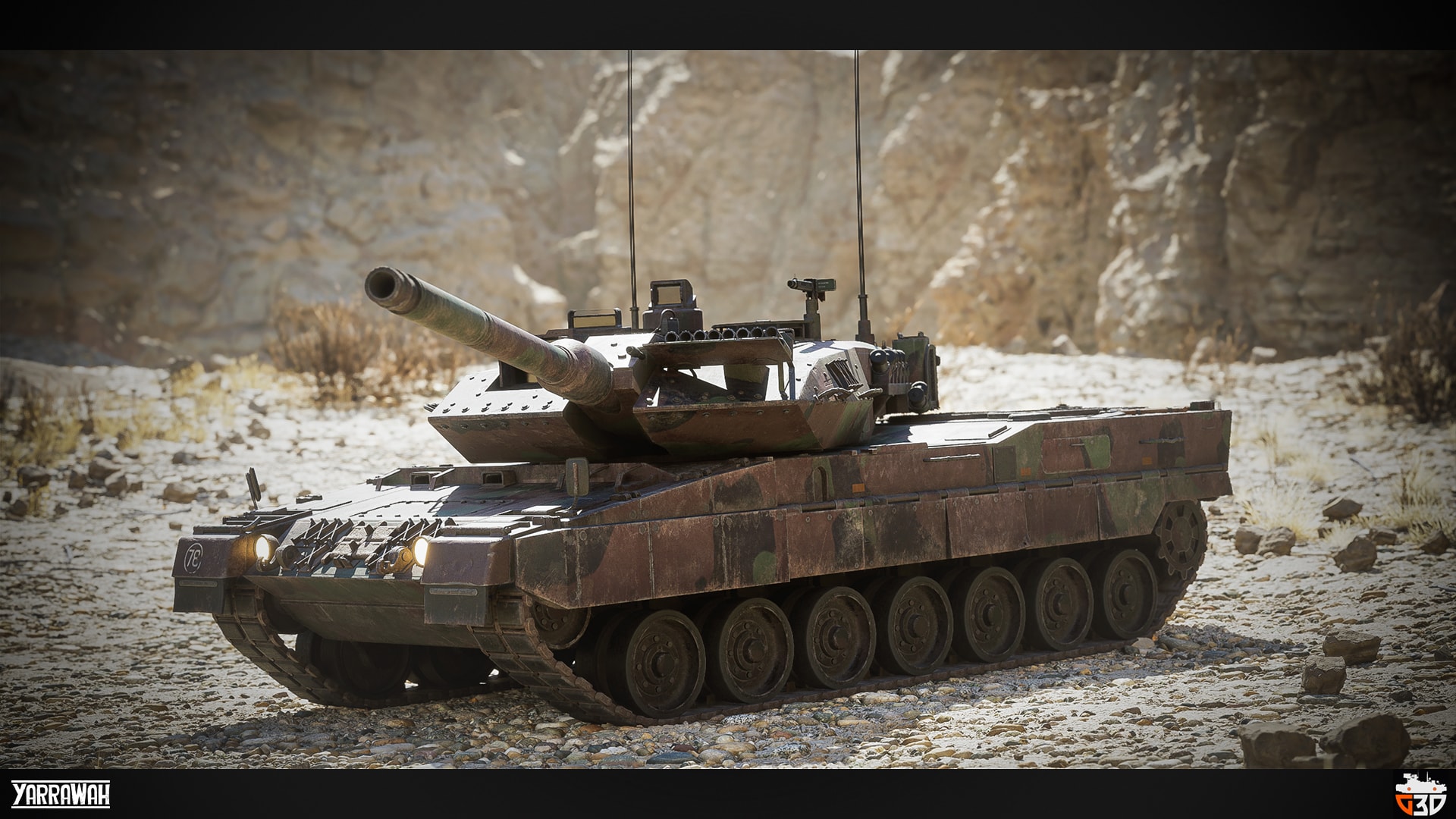 Leopard 2a7 And Merkava Mk 4 Advanced Tank Blueprint Combo Pack In