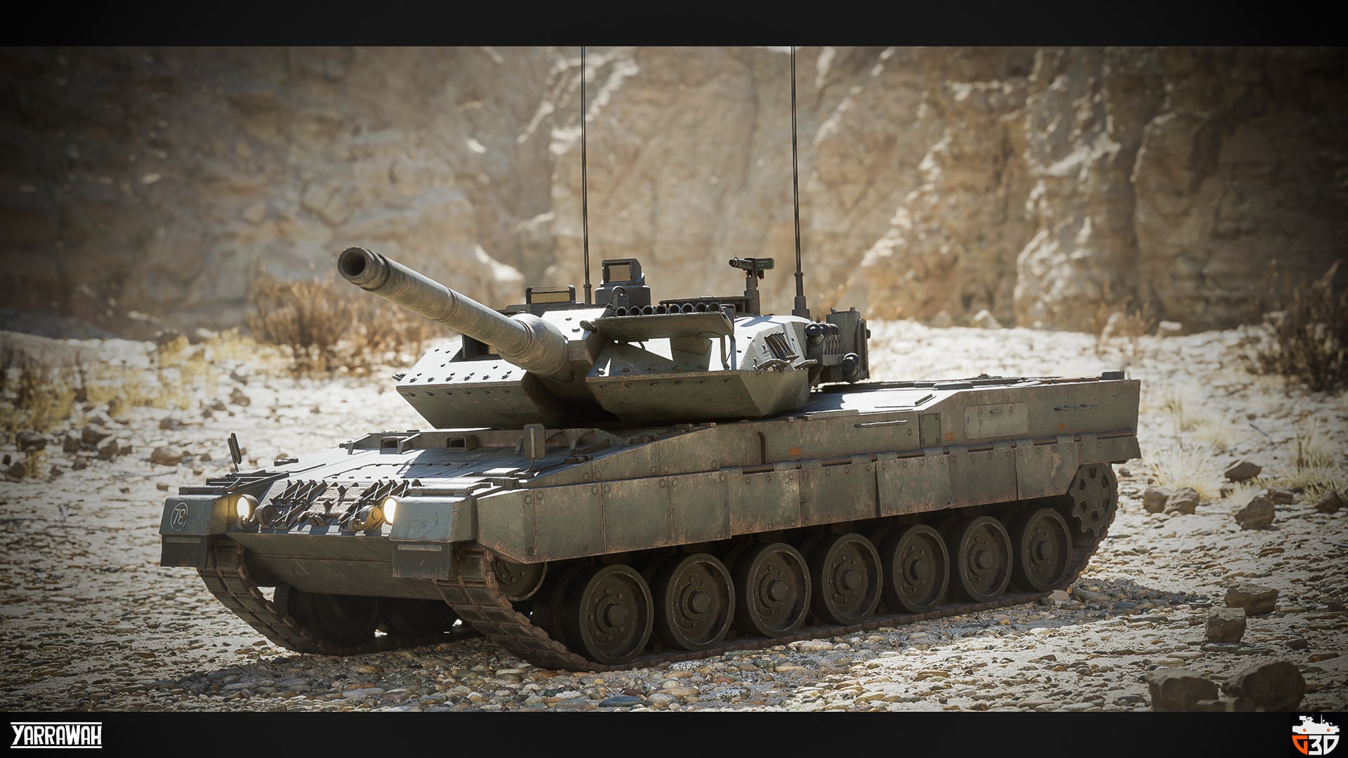 Leopard 2A7 - Advanced Tank Blueprint：ブループリント - UE マーケットプレイス