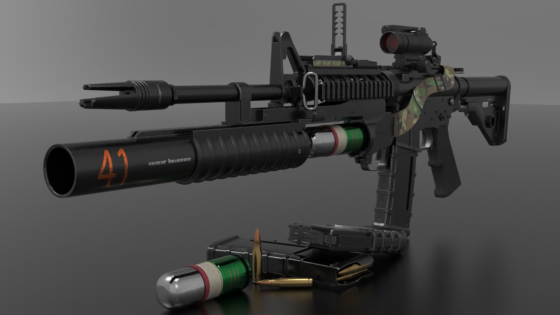 M203 Grenade Launcher in Weapons - UE Marketplace
