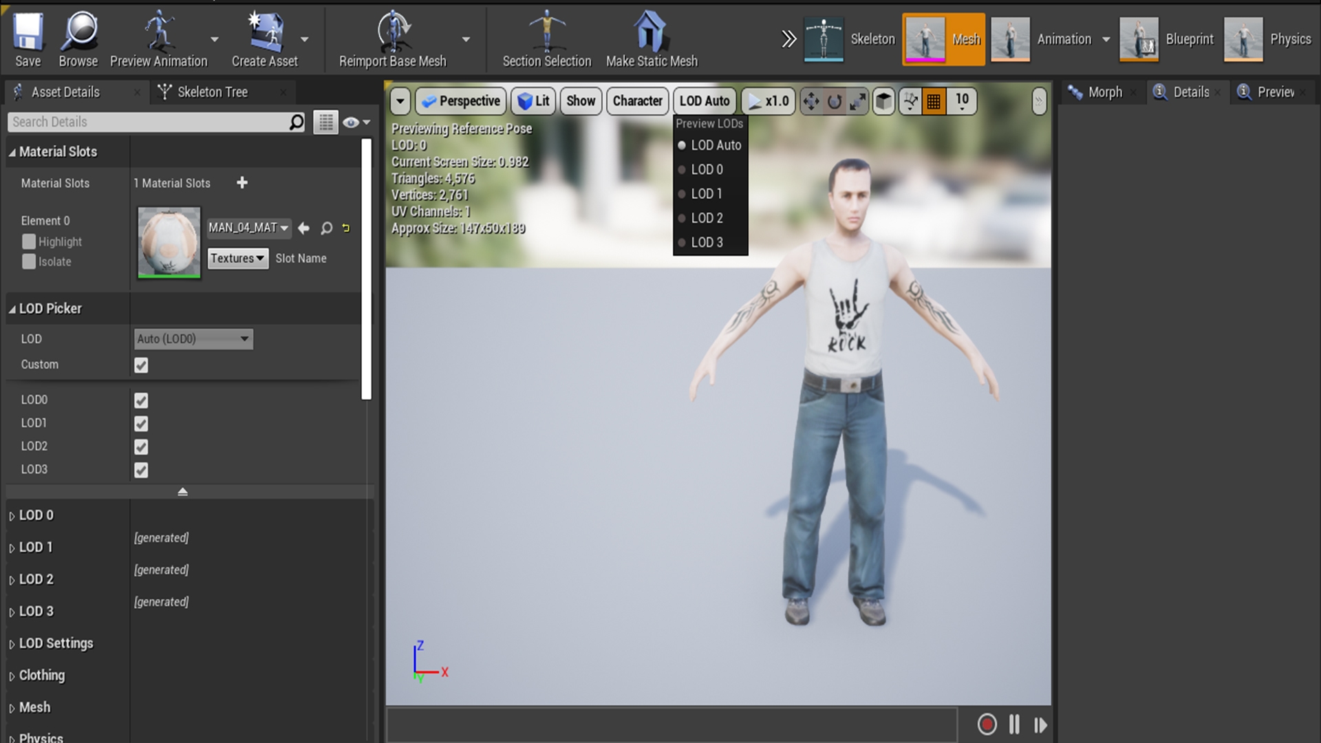 MAN 4 in Characters - UE Marketplace