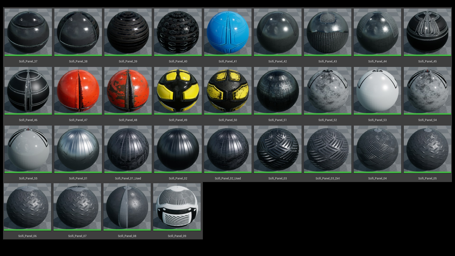 Ultimate Sci-Fi Panel Materials in Materials - UE Marketplace