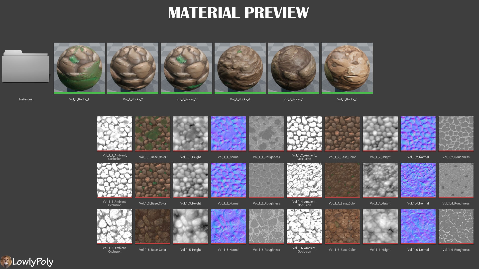Rock Vol.01 - Hand Painted Textures in Textures - UE Marketplace