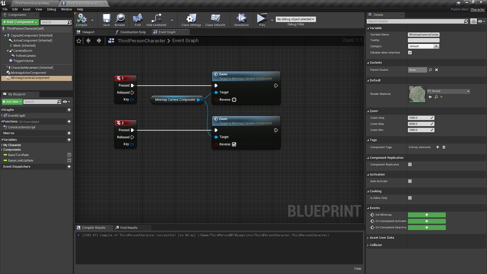 Minimalistic Minimap in Blueprints - UE Marketplace