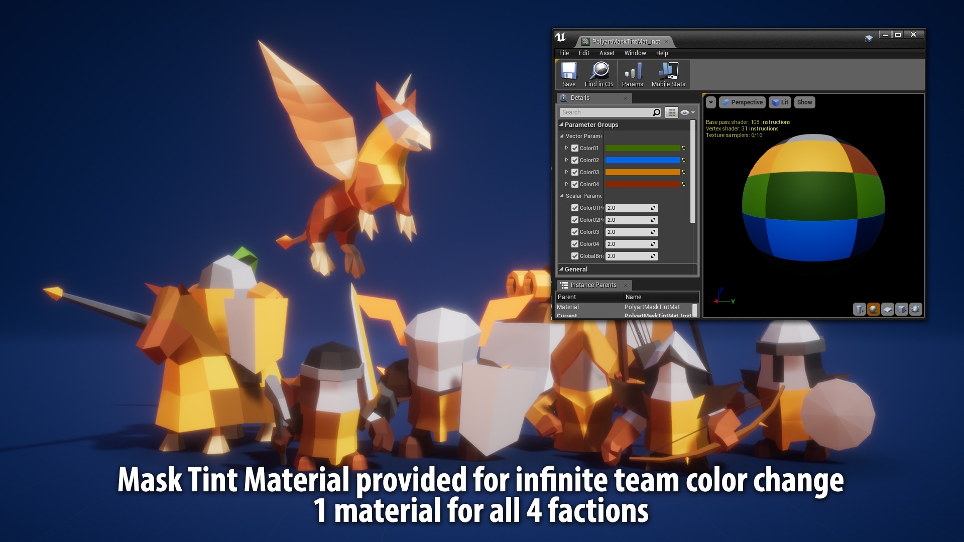 RTS Mini Legions Fantasy Polyart, 카테고리 캐릭터 - UE 마켓플레이스