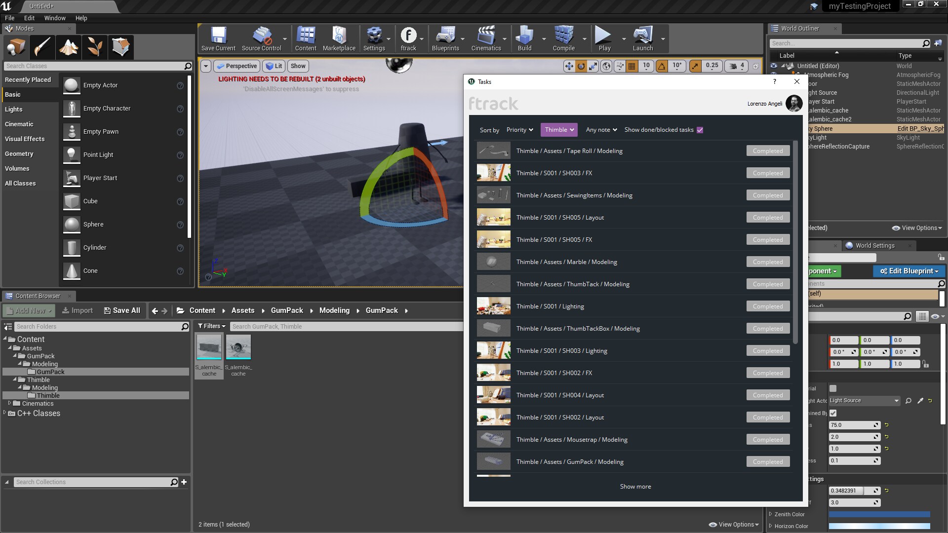 ftrack Studio integration with Unreal Engine in Code Plugins - UE Marketplace