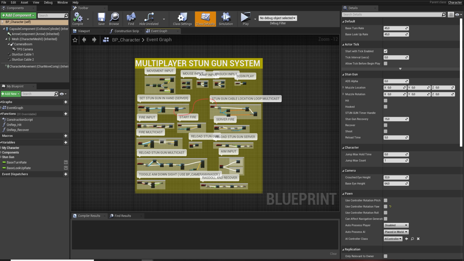 Multiplayer Stun Gun System in Blueprints - UE Marketplace