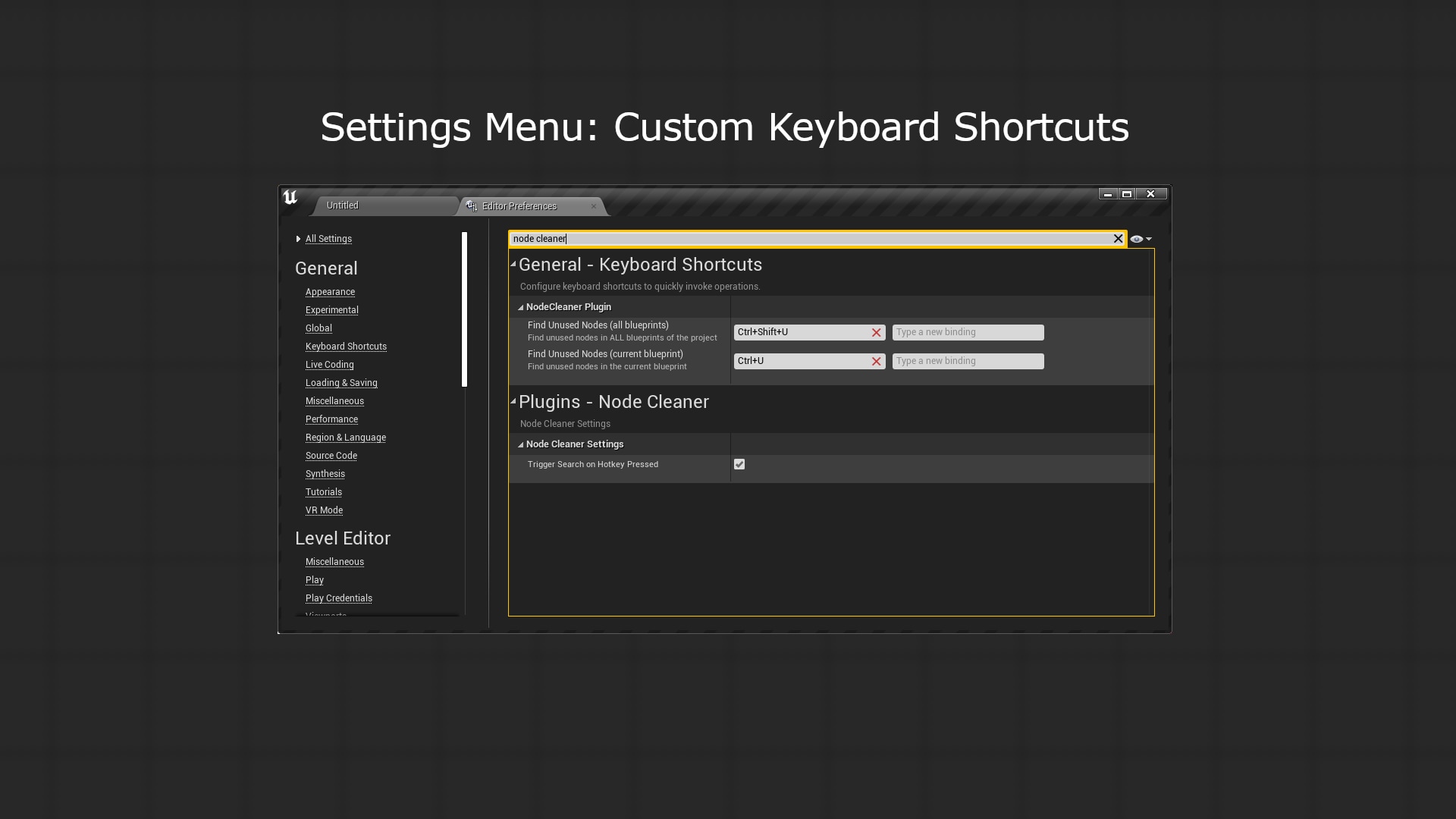 Node Cleaner in Code Plugins - UE Marketplace