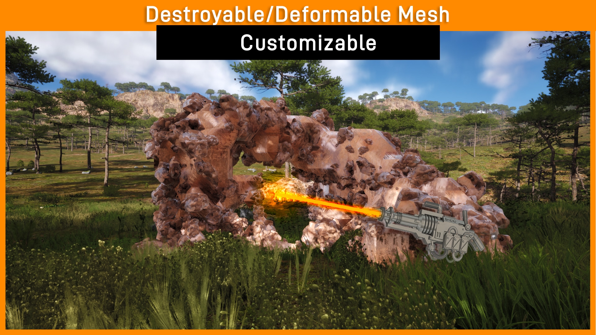 在代码插件创建的oresdeformable Mesh Voxel Marching Cube Tool 虚幻引擎商城 