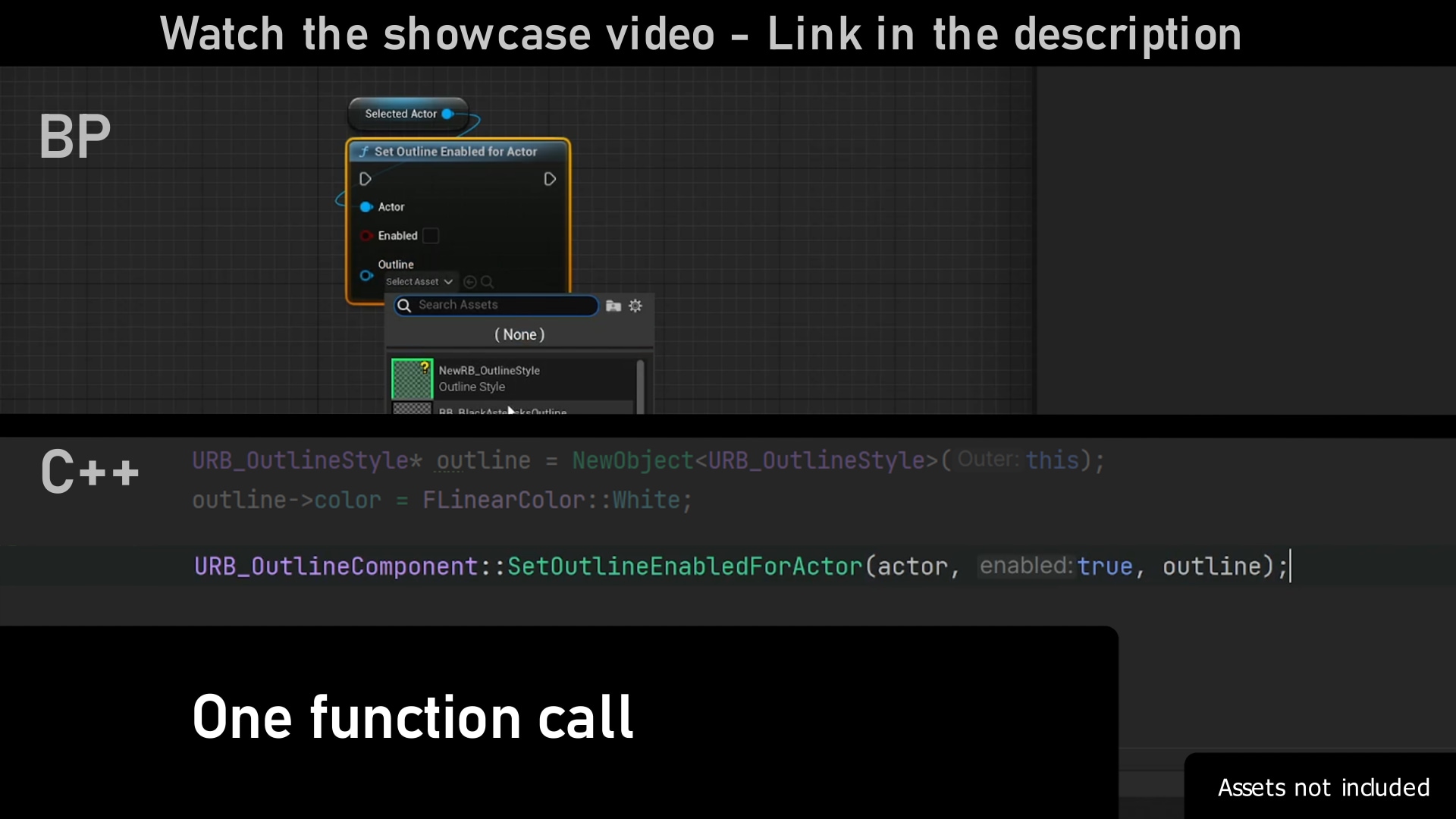 Rooibos Outlines Unreal Engine Asset