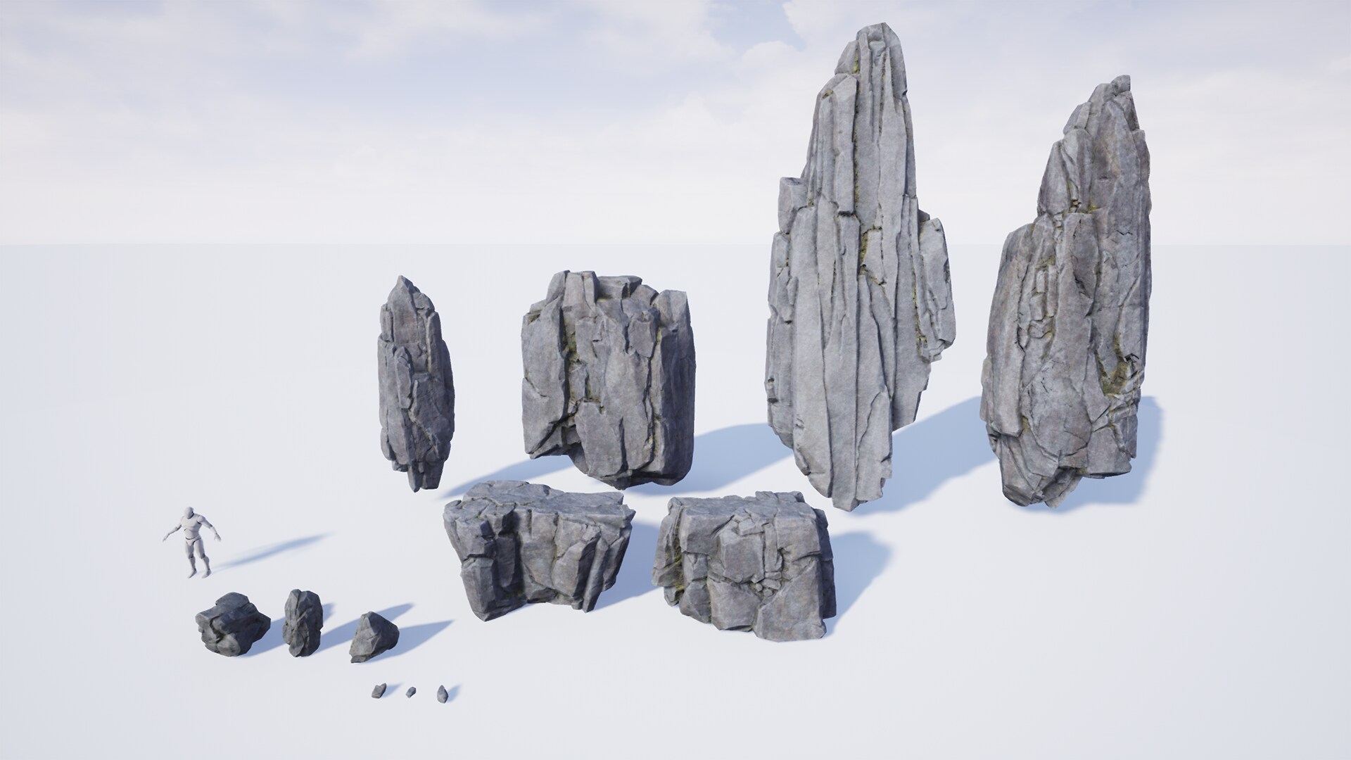 Realistic Looking Cliffs And Rocks In Props Ue Marketplace