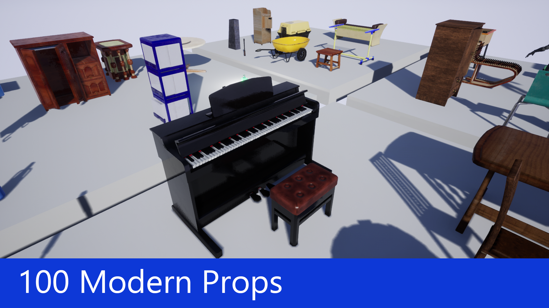 100 Modern Props in Props - UE Marketplace