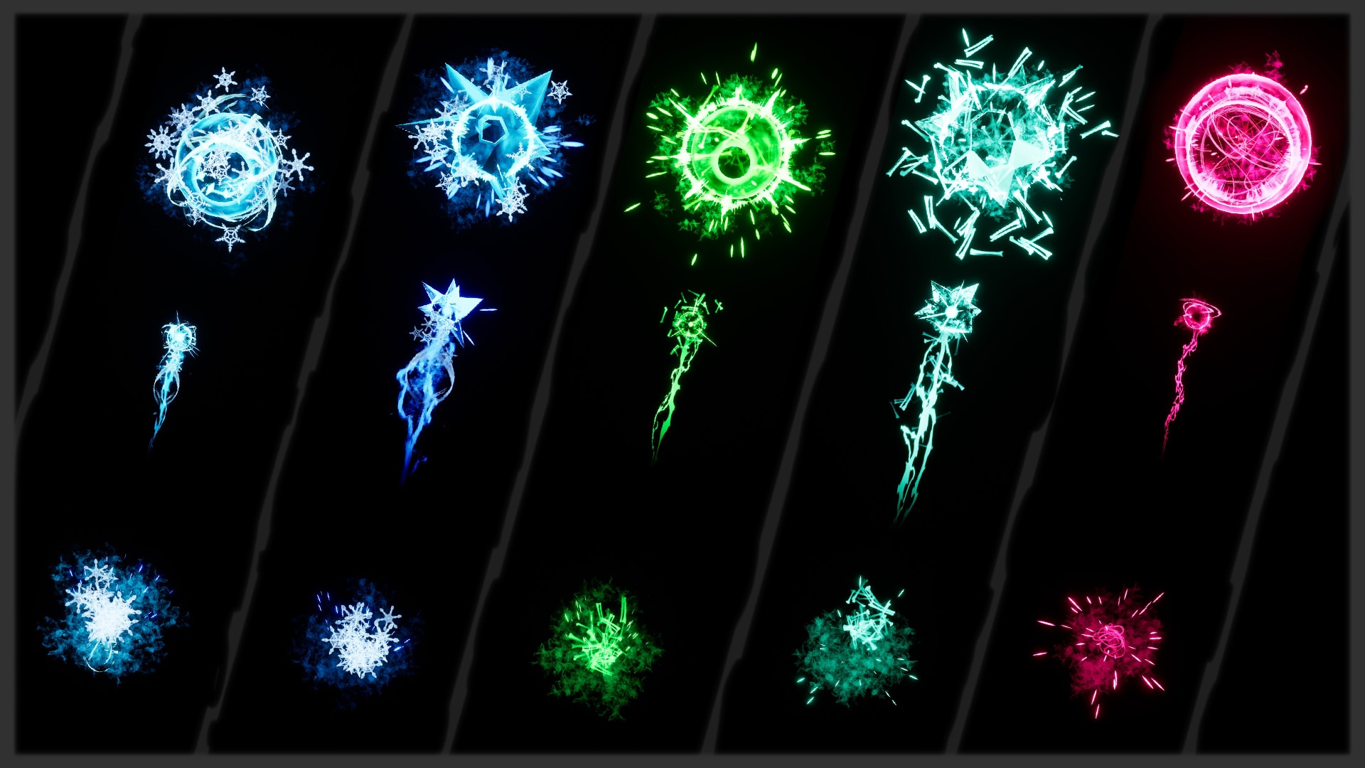 在特效创建的[125] Pack Magic Effects Niagara - 虚幻引擎商城