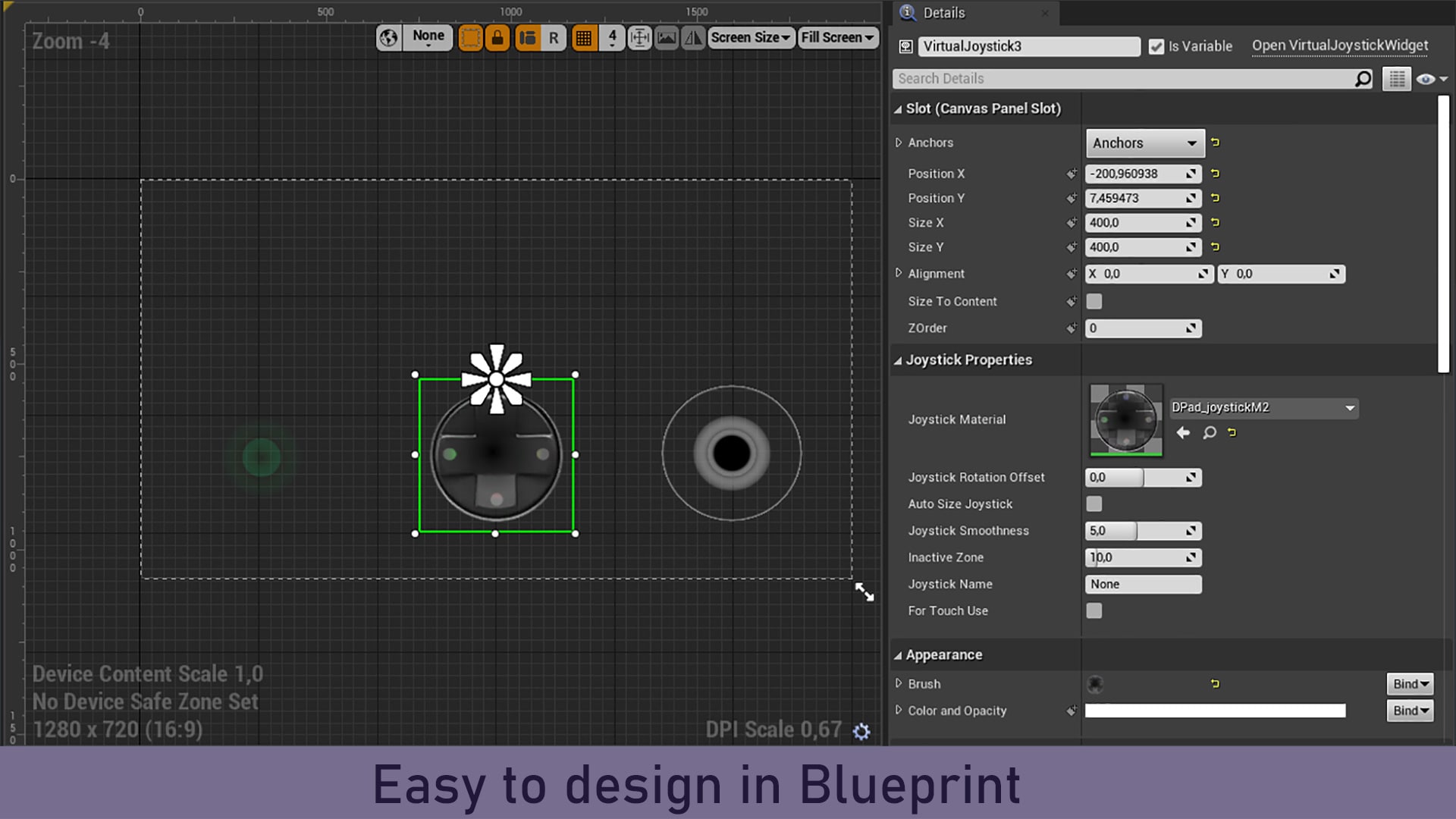 Advanced Virtual Joystick Widget In Code Plugins Ue Marketplace
