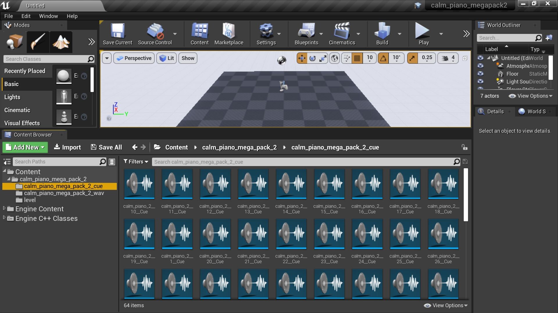 Calm Piano Mega Pack 2 in Music - UE Marketplace