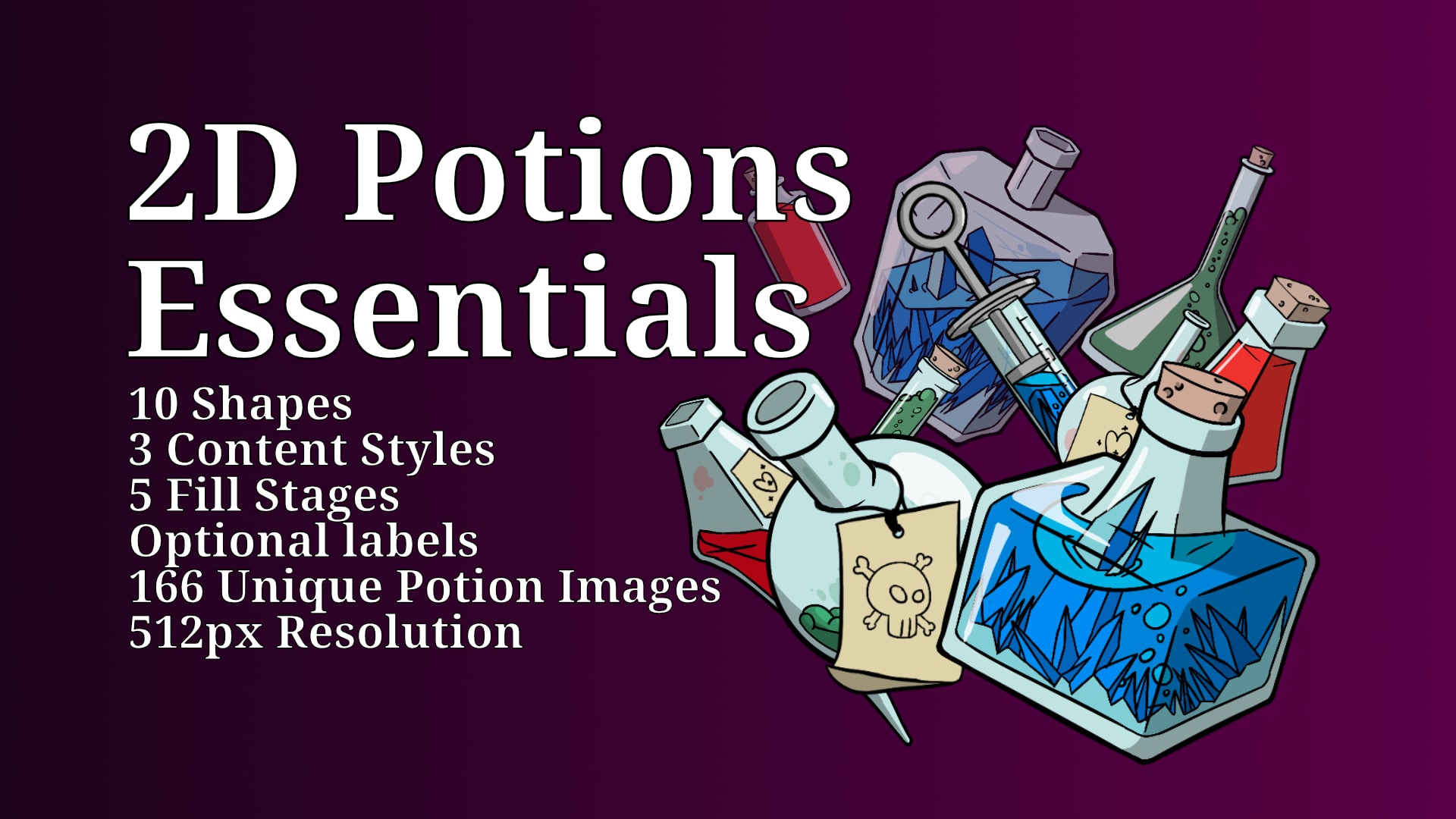 2D Potions - Essentials Pack in 2D Assets - UE Marketplace