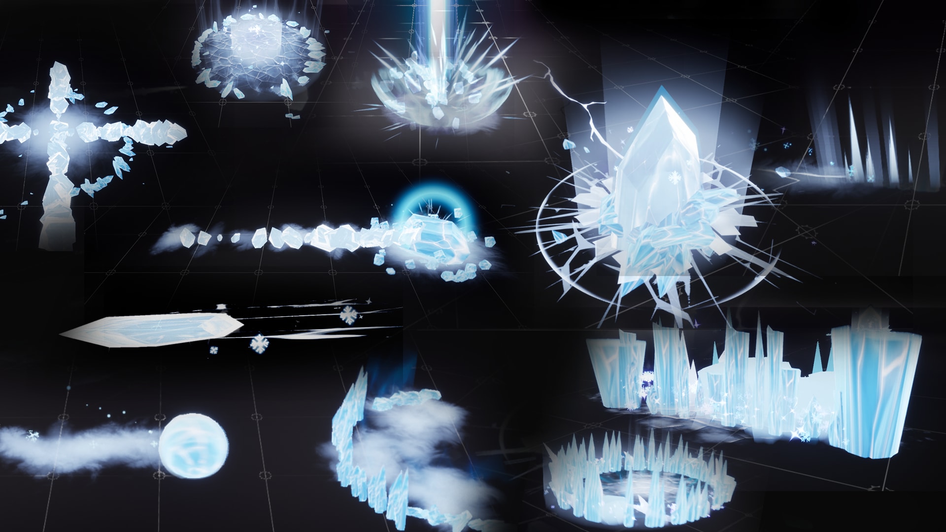 Ice & Frozen Dynamic VFX Pack in Visual Effects - UE Marketplace