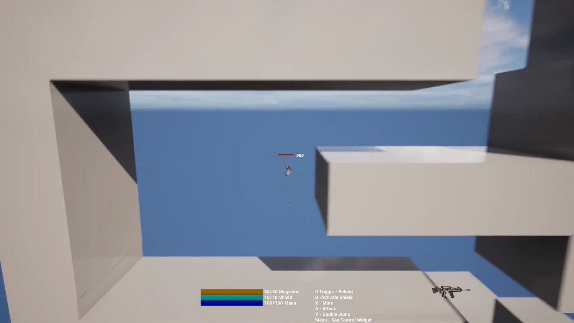 在创建的SideScroller3D - Unreal Gameplay Ability System - 虚幻引擎商城