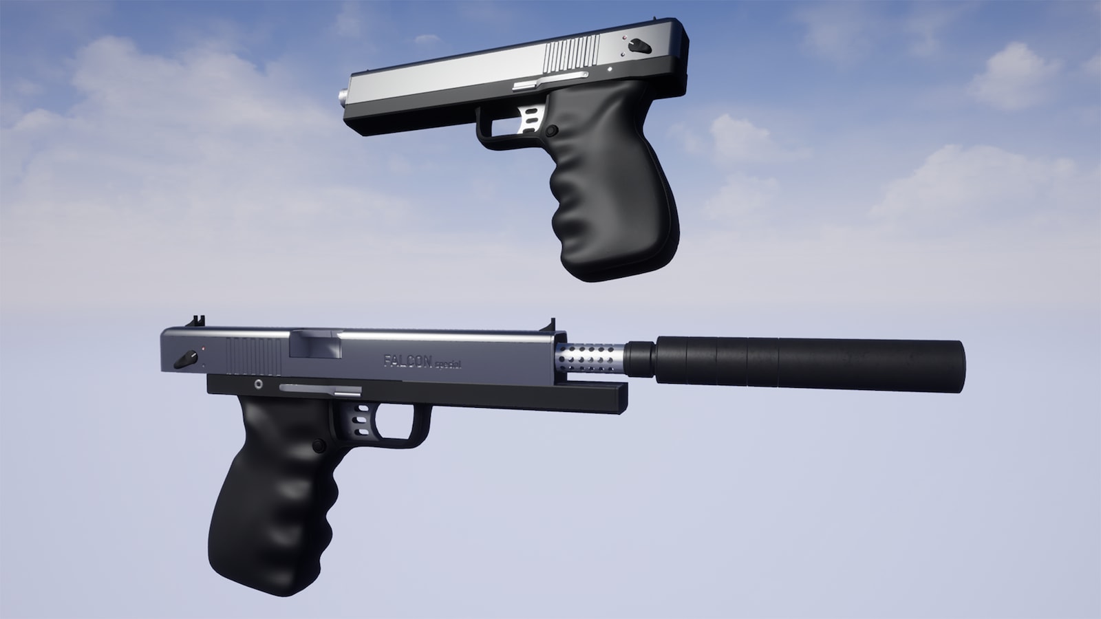 Handgun 'Falcon' in Weapons - UE Marketplace