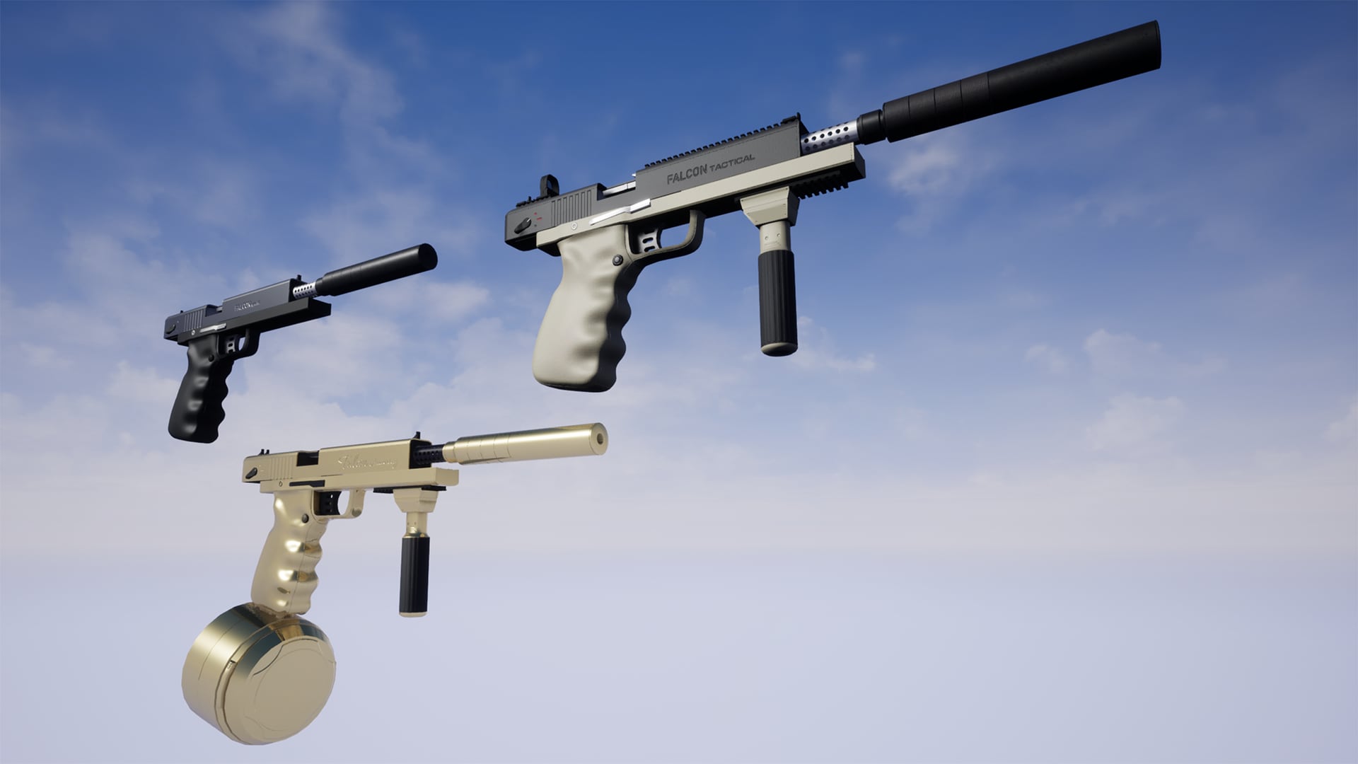 Handgun 'Falcon' in Weapons - UE Marketplace