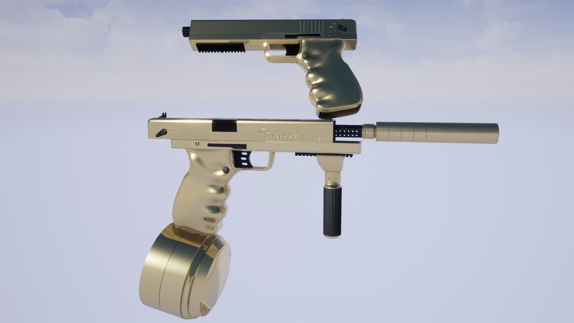Handgun 'Falcon' in Weapons - UE Marketplace