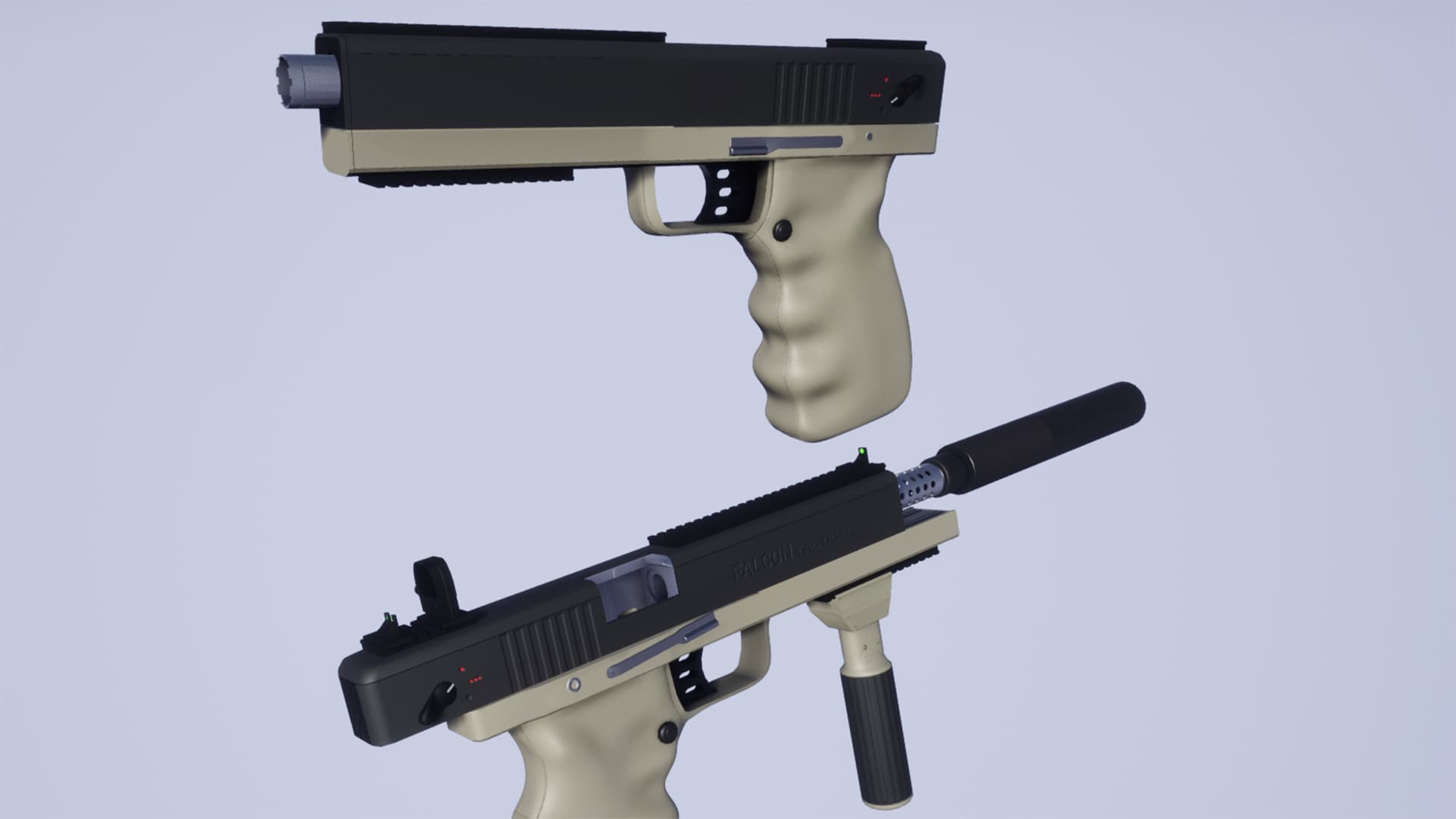 Handgun 'Falcon' in Weapons - UE Marketplace