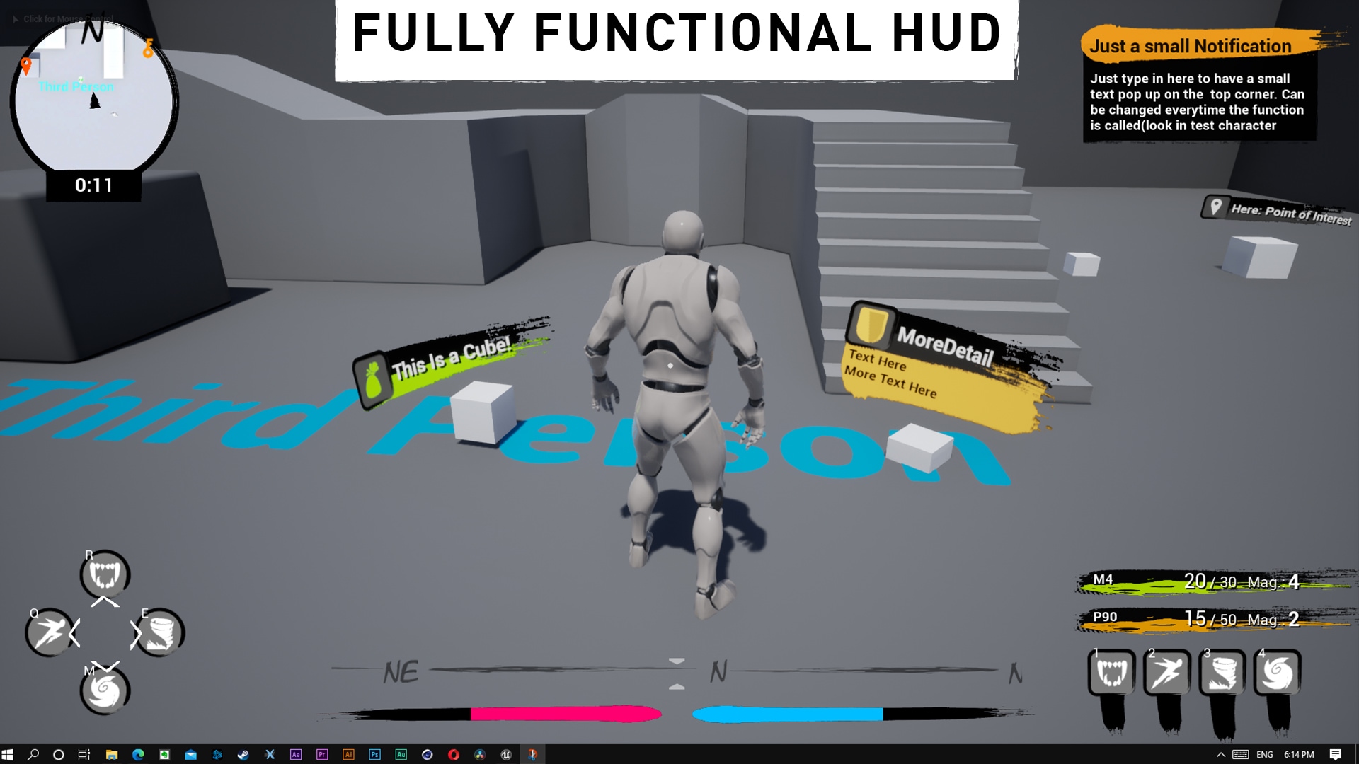 Modular Ink HUD in Blueprints - UE Marketplace