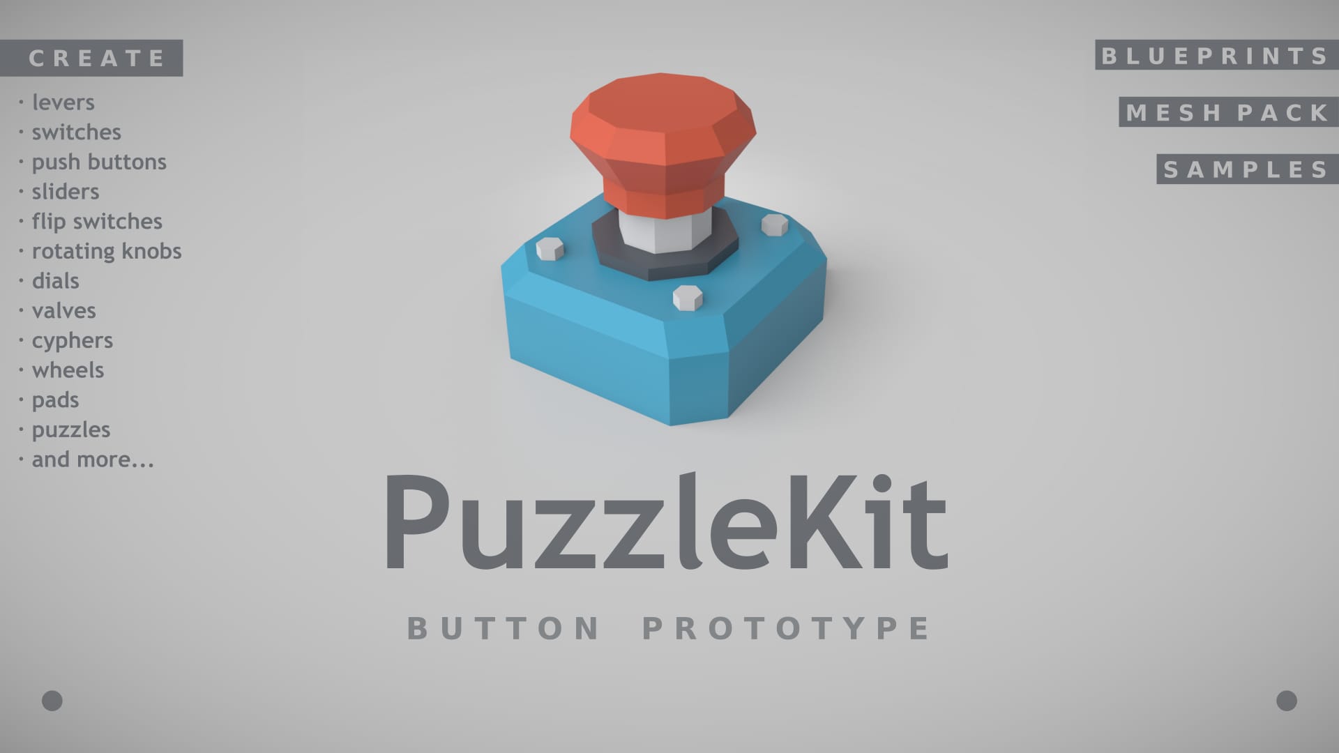 Button Prototype Kit in Blueprints - UE Marketplace