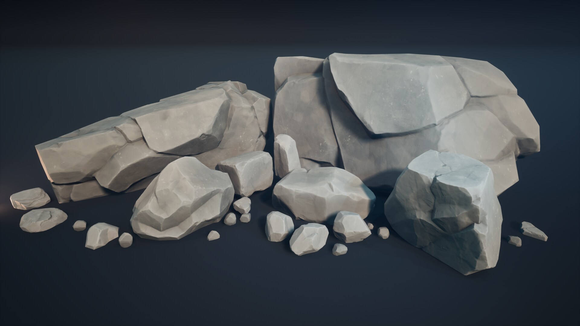 Stylized Rock Modular Kit, 카테고리 소품 - UE 마켓플레이스