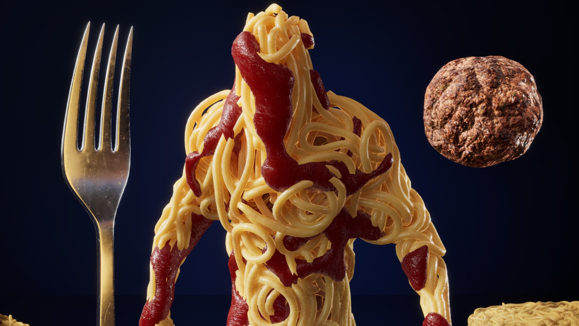 Spaghetti Man in Characters - UE Marketplace