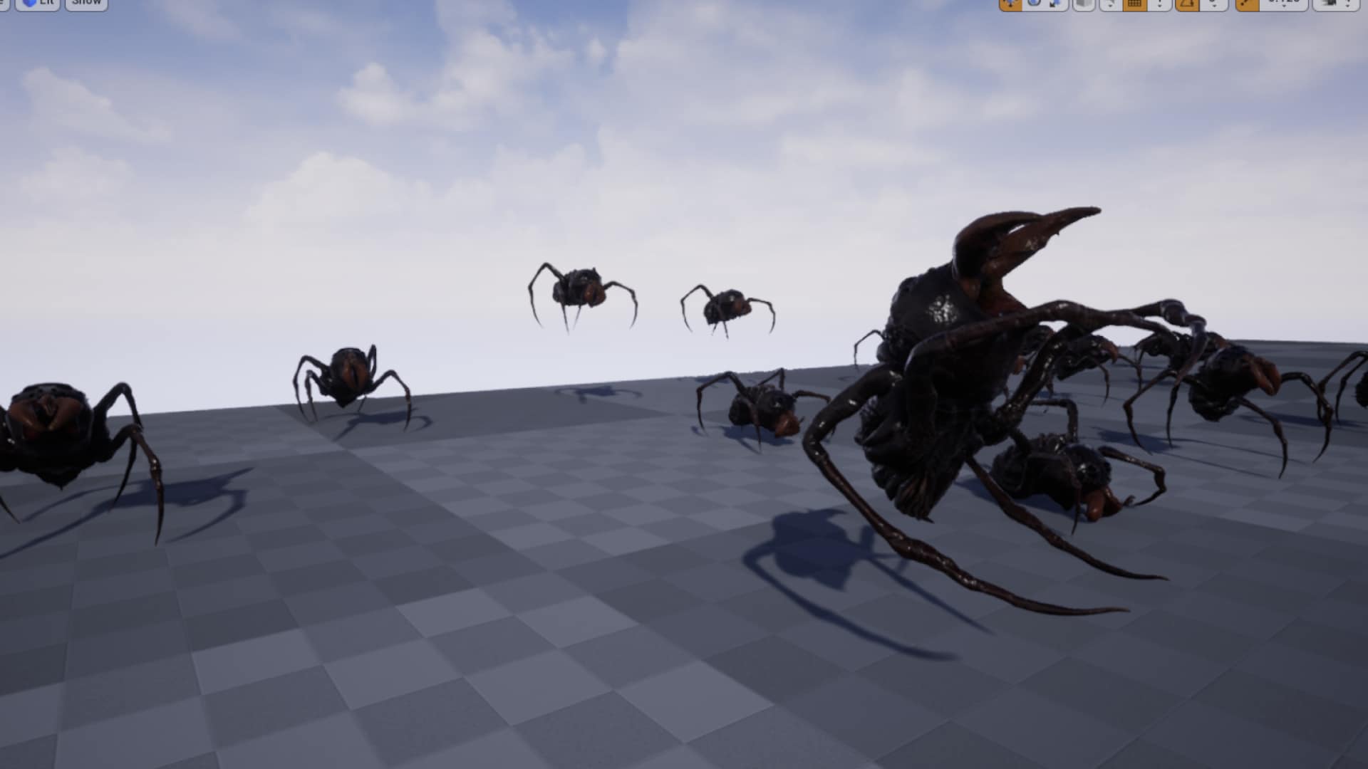 Alien Creature - Night Widow + 16 animations in Characters - UE Marketplace