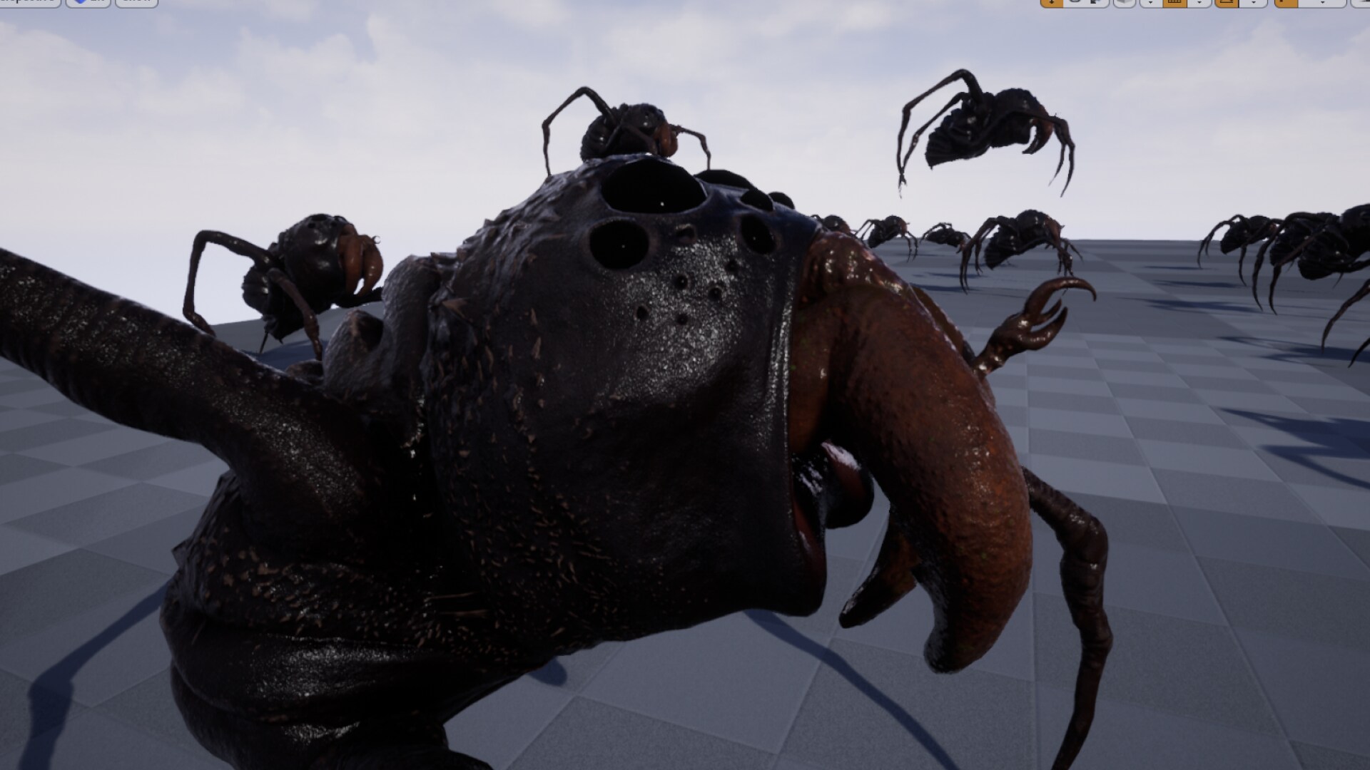 Alien Creature - Night Widow + 16 animations in Characters - UE Marketplace