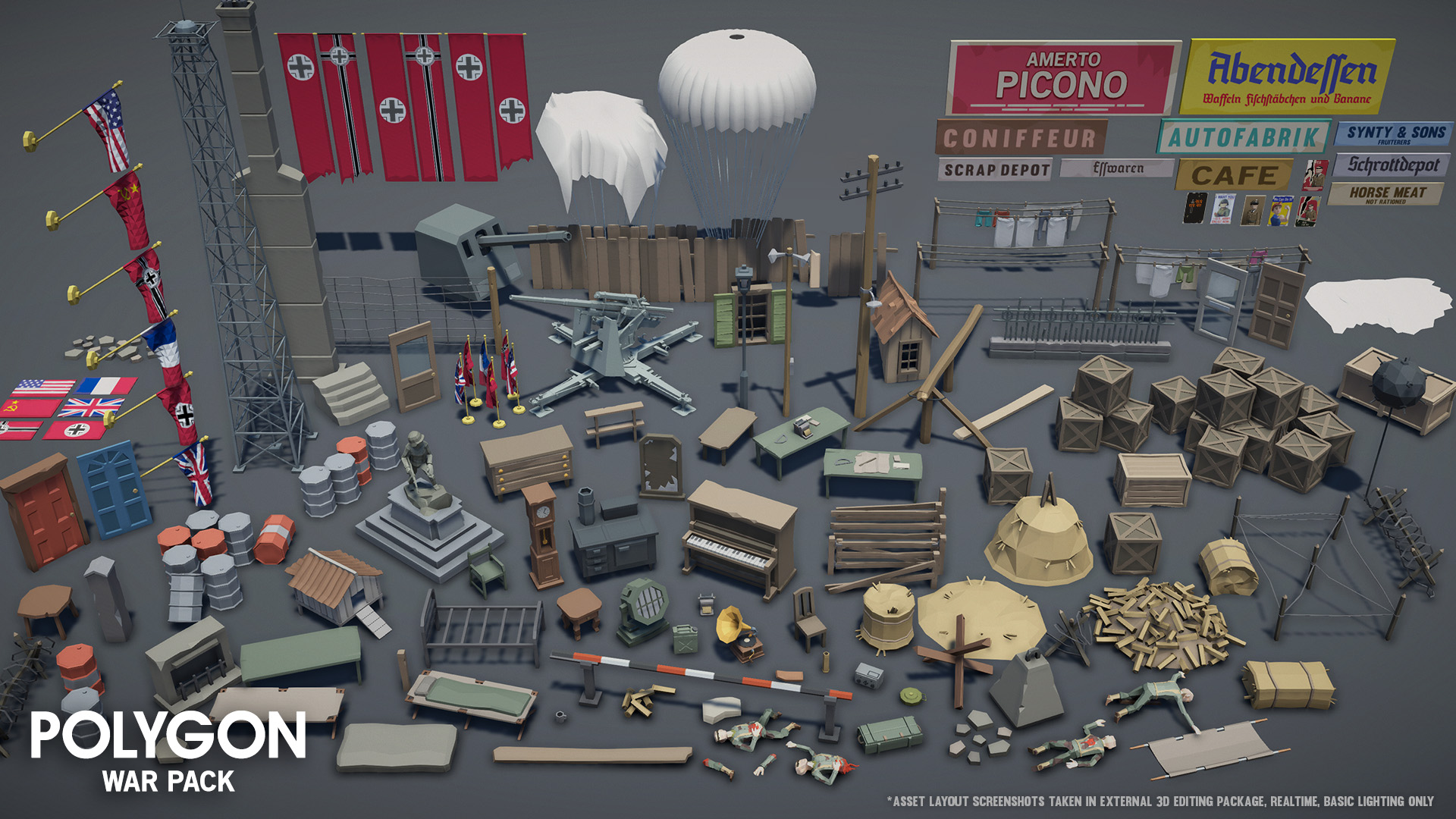POLYGON - War Pack by Synty Studios in Environments - UE4 Marketplace