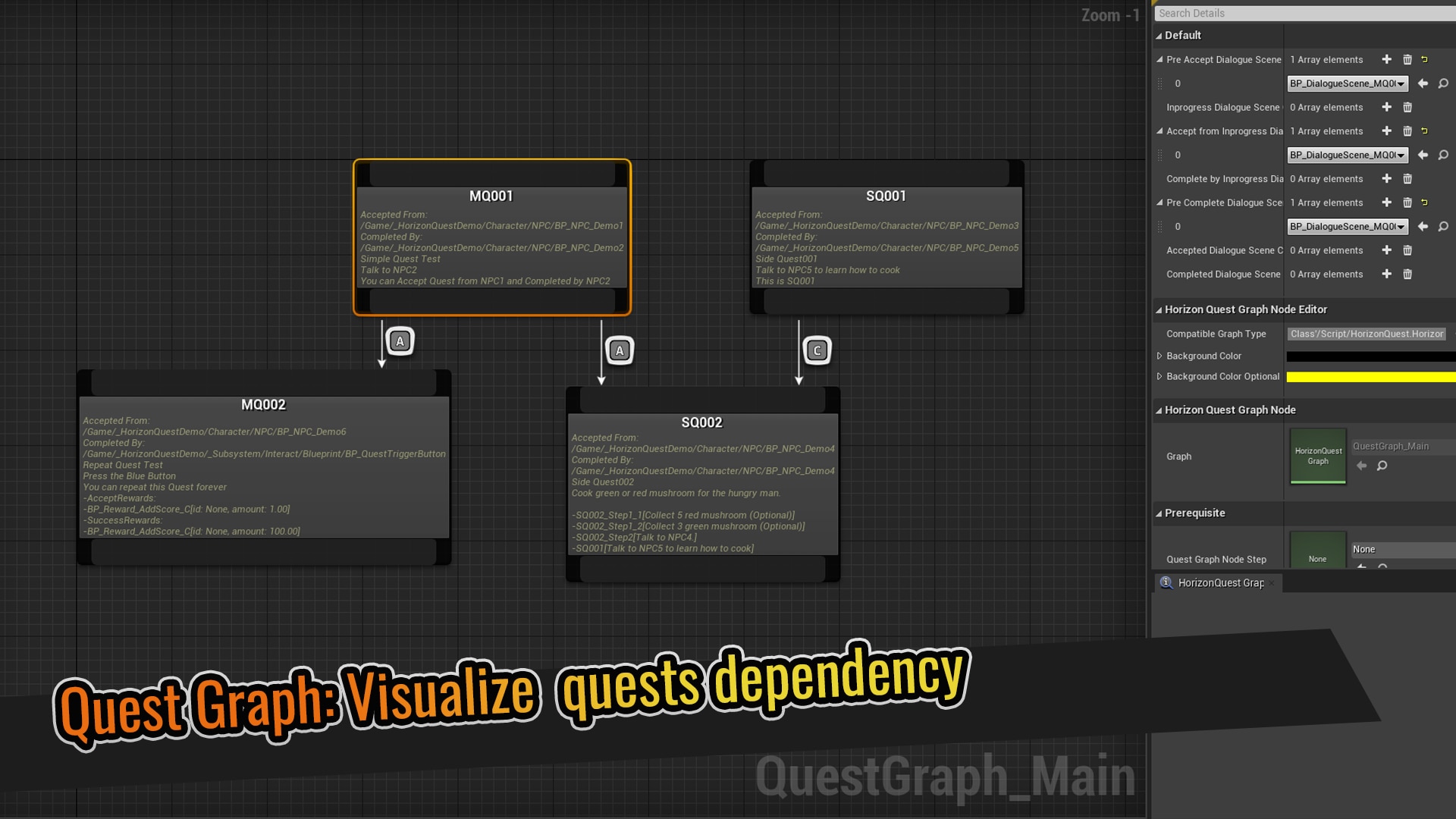 Horizon Quest: General Purpose Quest Graph System in Code Plugins - UE ...