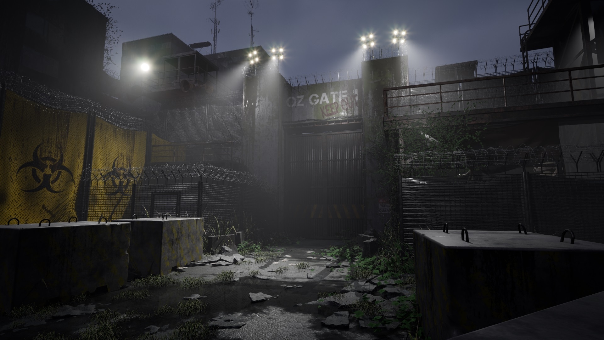 Post Apocalyptic Quarantine Zone in Environments - UE Marketplace