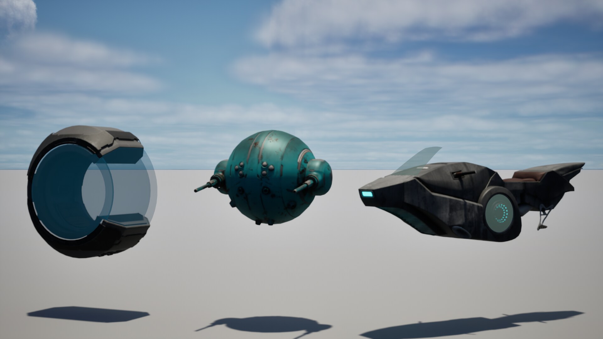 Extraterrestrial spacecraft - 3D Asset Pack, 카테고리 소품 - UE 마켓플레이스