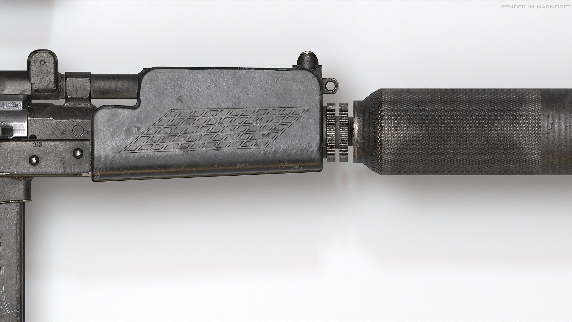 在武器创建的Sniper Rifle VSK 94 - 虚幻引擎商城